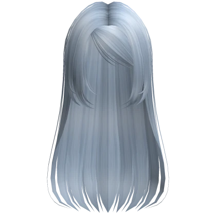 side swoop straight hair sky blue | Roblox Item - Rolimon's