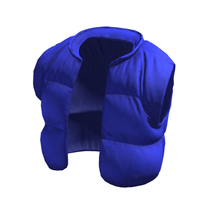 Blue Cropped Puffer Jacket - Roblox
