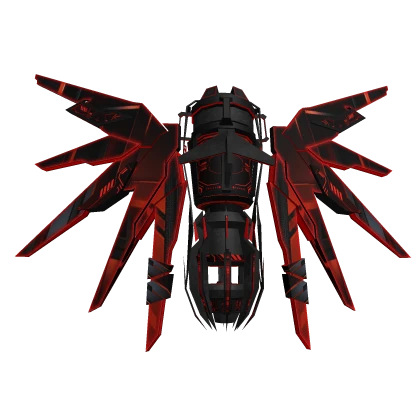 Cyber Mech Wing Jetpack (Red) | Roblox Item - Rolimon's