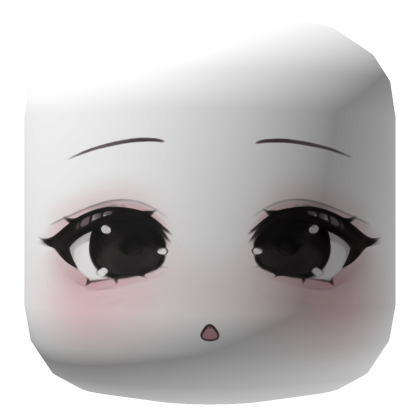 :o kawaii cute sparkly eyes チビフェイスマスク - Roblox