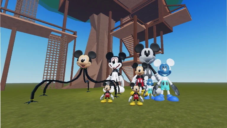 ️INVIERNO ️ Sobrevive a los asesinos de Mickey Mouse - Roblox