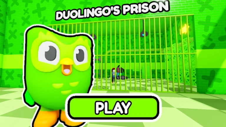 DUOLINGO NHÀ TÙ CHẠY OBBY - Roblox