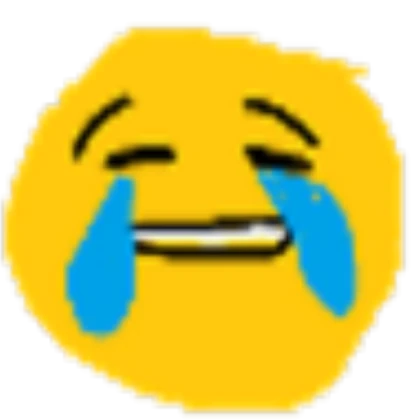 crying and laughing emoji but its cringe