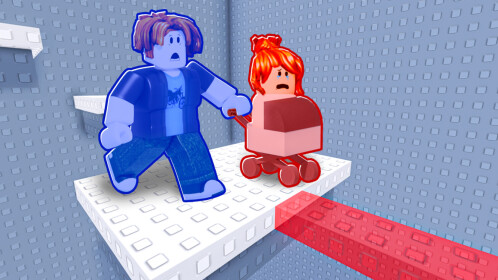 Porter un bébé [Obby 2 joueurs] - Roblox
