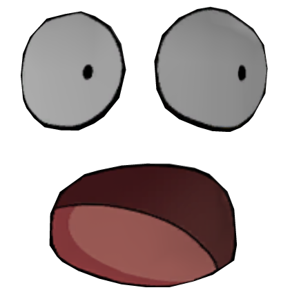 Caricatura de cara sorprendida - Roblox