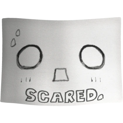 anime scared expression