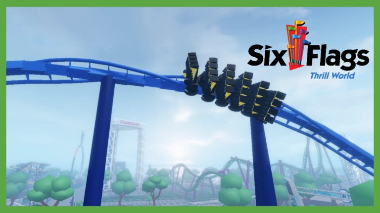 [NOWE RIDES] Park rozrywki │ Six Flags Thrill World - Roblox