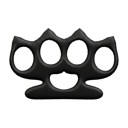 black brass knuckles [hairclip] | Roblox Item - Rolimon's