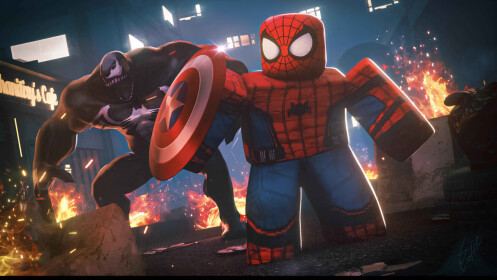 Spiderman VS Venom Tycoon - Roblox