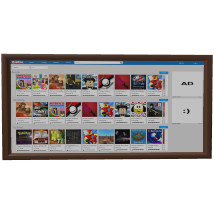 Roblox Frontpage-Erinnerungen – Roblox