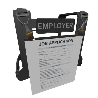 Job Application Employer | Roblox Item - Rolimon's