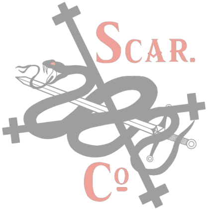 SCAR Co. Logo (White)