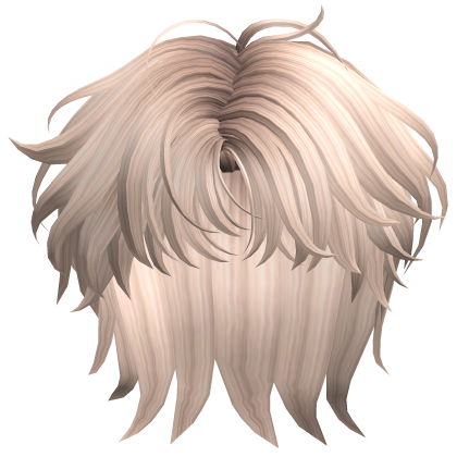 Rambut Bagian Tengah(Platinum Blonde) - Roblox