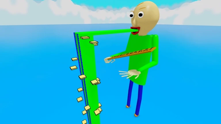 escape baldi is basic parkour obby tower simulator - Roblox