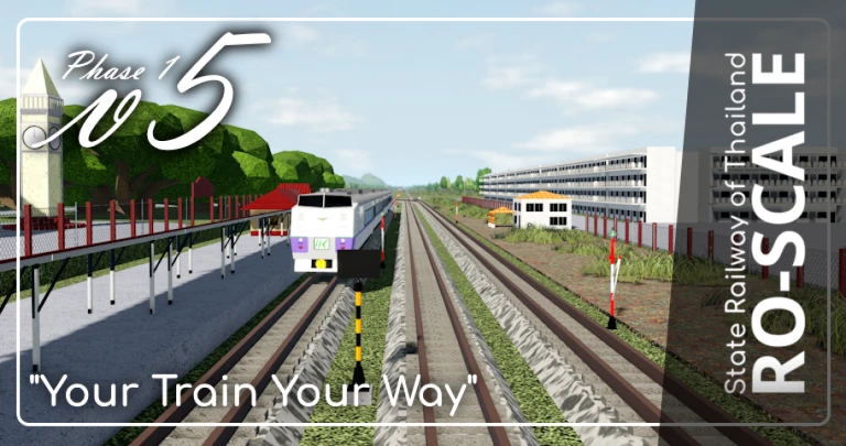 RO-SCALE - รถไฟแห่งประเทศไทย - Roblox