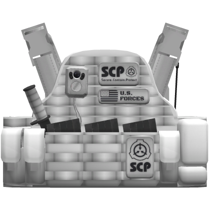 SCP Tactical Body Armor - Bianco Neve - Roblox
