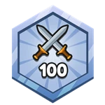 100 Kills! | Roblox Game Badge - Rolimon's