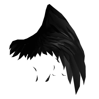 Left Black Half Angel Wing | Roblox Item - Rolimon's