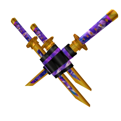 Purple Sparkletime Golden Deluxe Swordpack | Roblox Item - Rolimon's