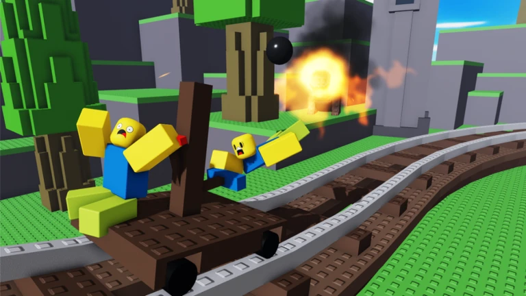 Wacky Rails [Carrito para 2 jugadores] - Roblox