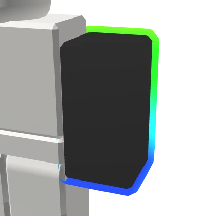 rainbow & black outline blocky - Left Arm | Roblox Item - Rolimon's