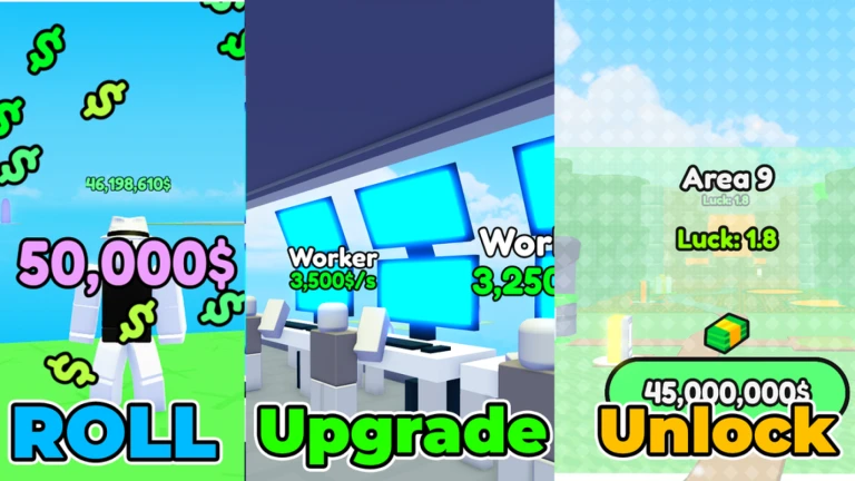 [2X RNG ] Simulador de Money Roll - Roblox