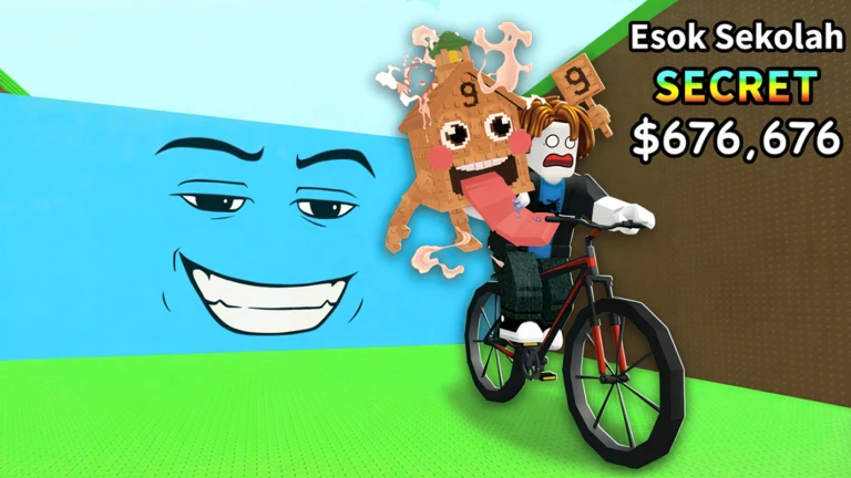 Escape Tsunami on Bike for Brainrots 🌊 | Roblox Game - Rolimon's