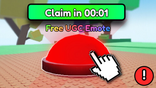 ¡No presione el botón para el Emote UGC! | Juega en Roblox