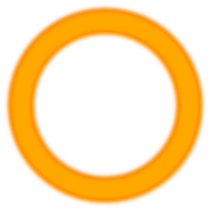 Rx Racing Taillight Circle Glow Orange