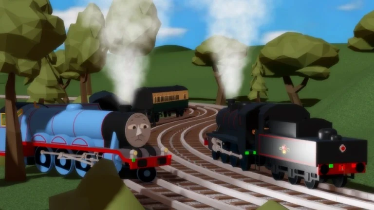 Trenes Azules CON Amigos (Viejo) - Roblox