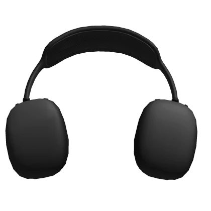Black Airpod max wireless headphones 3.0 {neck} | Roblox Item - Rolimon's