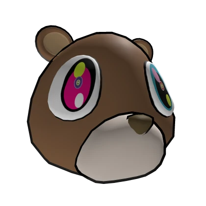 kanye west bear head