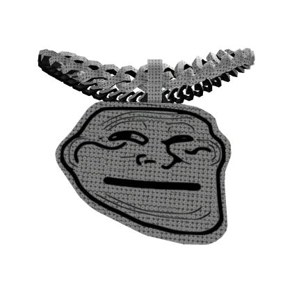 [😐] Diamond Neutral Face Trollface Chain | Roblox Item - Rolimon's