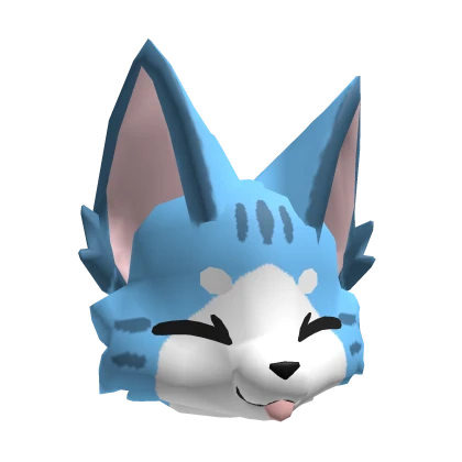 Happy Blue Kemono Cat | Roblox Item - Rolimon's