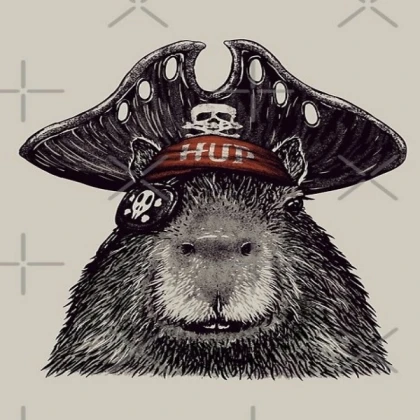 Capybara Pirate