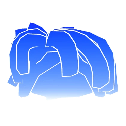 blue cartoony bacon hair | Roblox Item - Rolimon's
