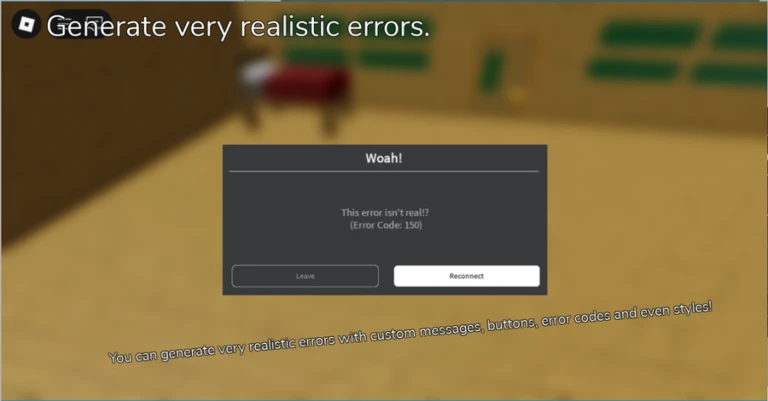 Creador de errores de Roblox - Roblox