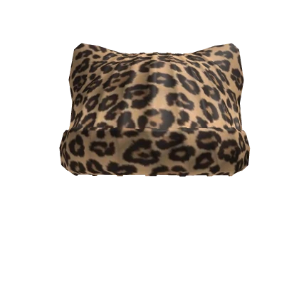 leopard hat with ears