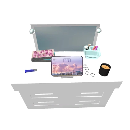 aesthetic desk setup \\ makeup booth | Roblox Item - Rolimon's