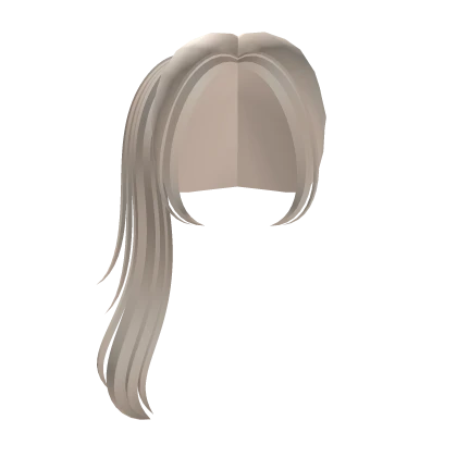 Cutesy High Flowy Side Ponytail in Light Blonde | Roblox Item - Rolimon's