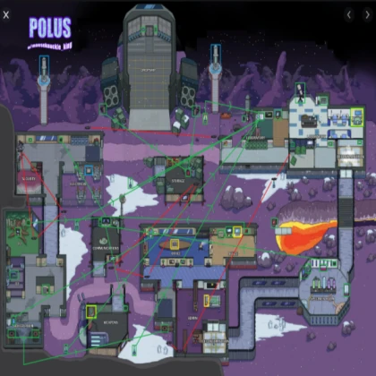 Polus map - among us