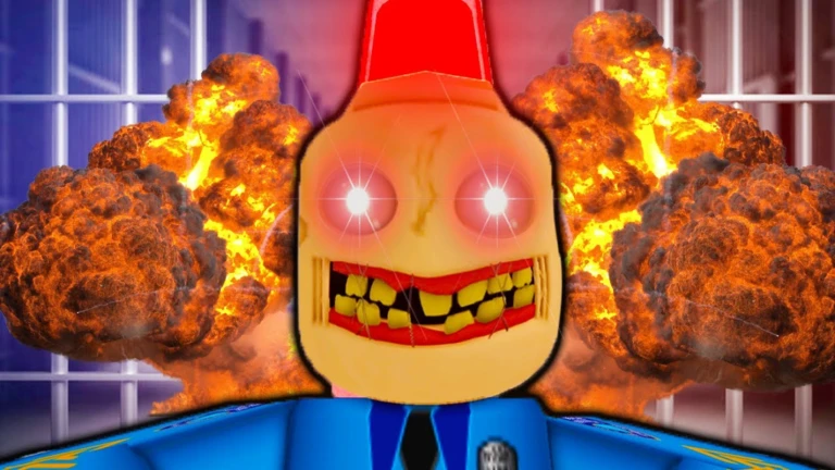 邪悪な警察官の刑務所! (怖いオビ) - Roblox