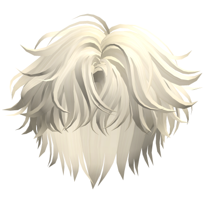 Rambut Bagian Tengah Kuning Berantakan - Roblox