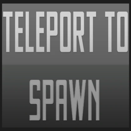 teleport to spawn button