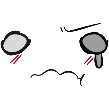 😿 Silly Emo Blushing Cat Crying Tear Eyes | Roblox Item - Rolimon's