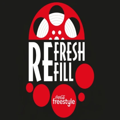 Coca Cola Freestyle Refresh And Refill Sign