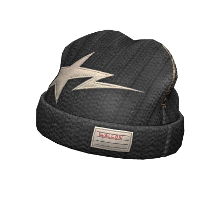 Topi Beanie Y2K Hitam - Roblox