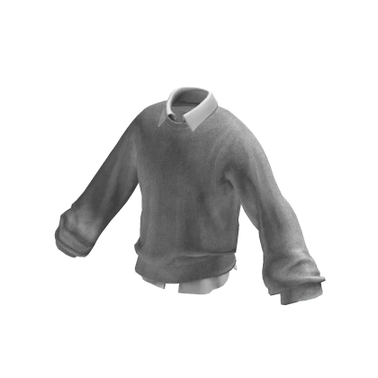 💗SWEATSHIRT LAYERED SHIRT_LIGHT GREY | Roblox Item - Rolimon's