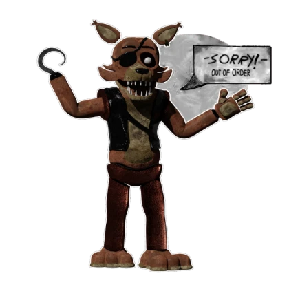 Fnaf plus Foxy Out of order