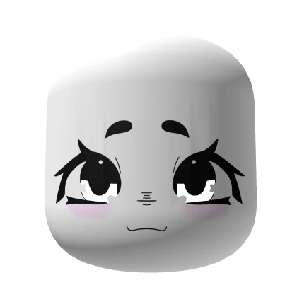 ReColorable Eyes - Cute Face White | Roblox Item - Rolimon's
